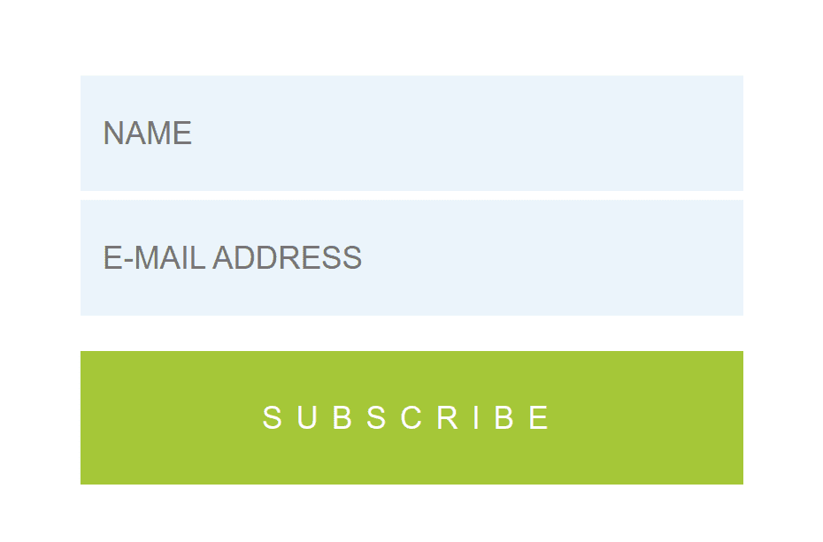 Mini Subscribe Form Template | Jotform