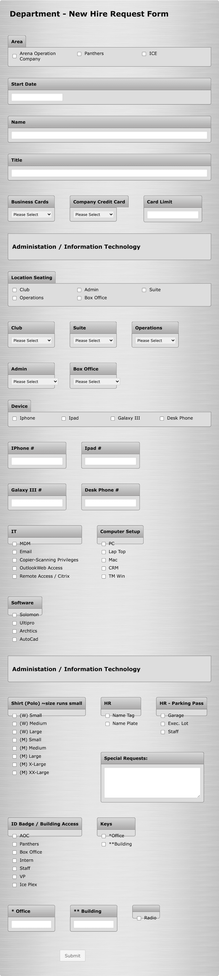 New Hire Registration Form Template | Jotform