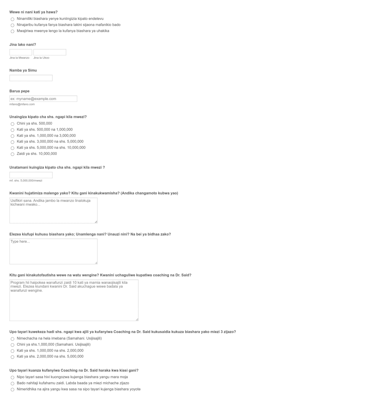 OP Mastermind Form Template | Jotform