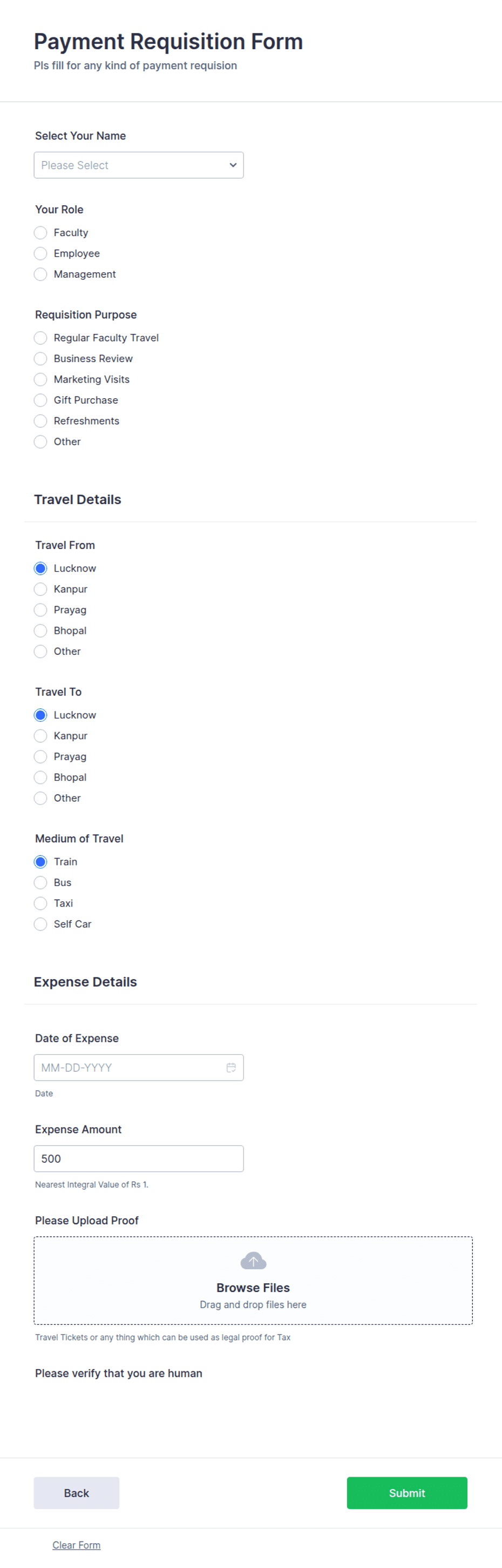 Payment Requsition Form Template | Jotform
