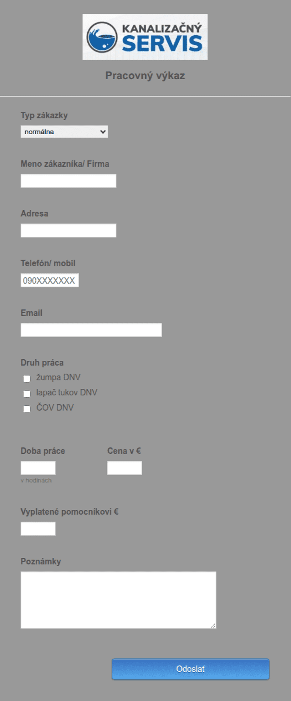 DNV Form Template | Jotform