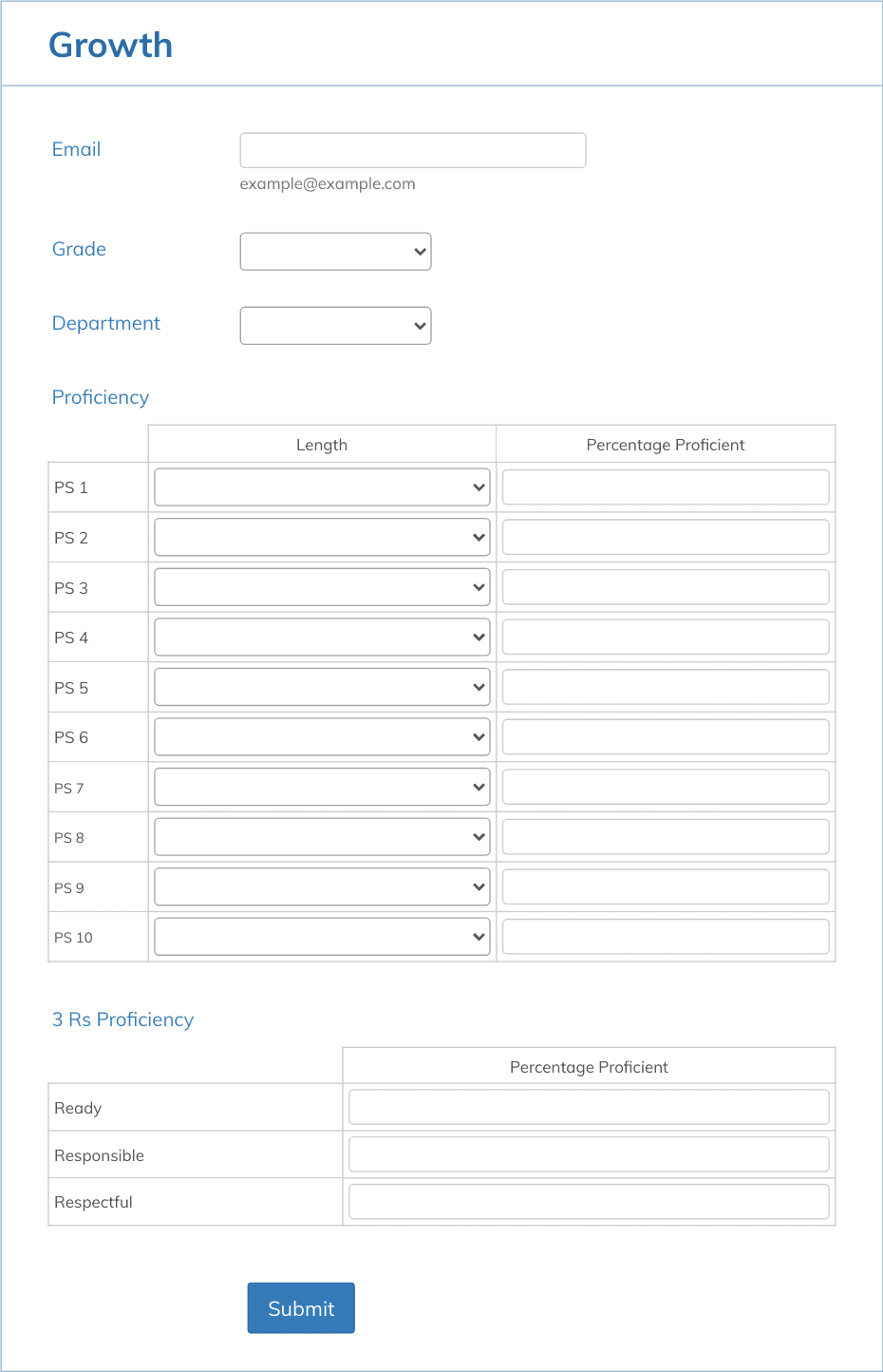 Proficiency Evaluation Form Template | Jotform