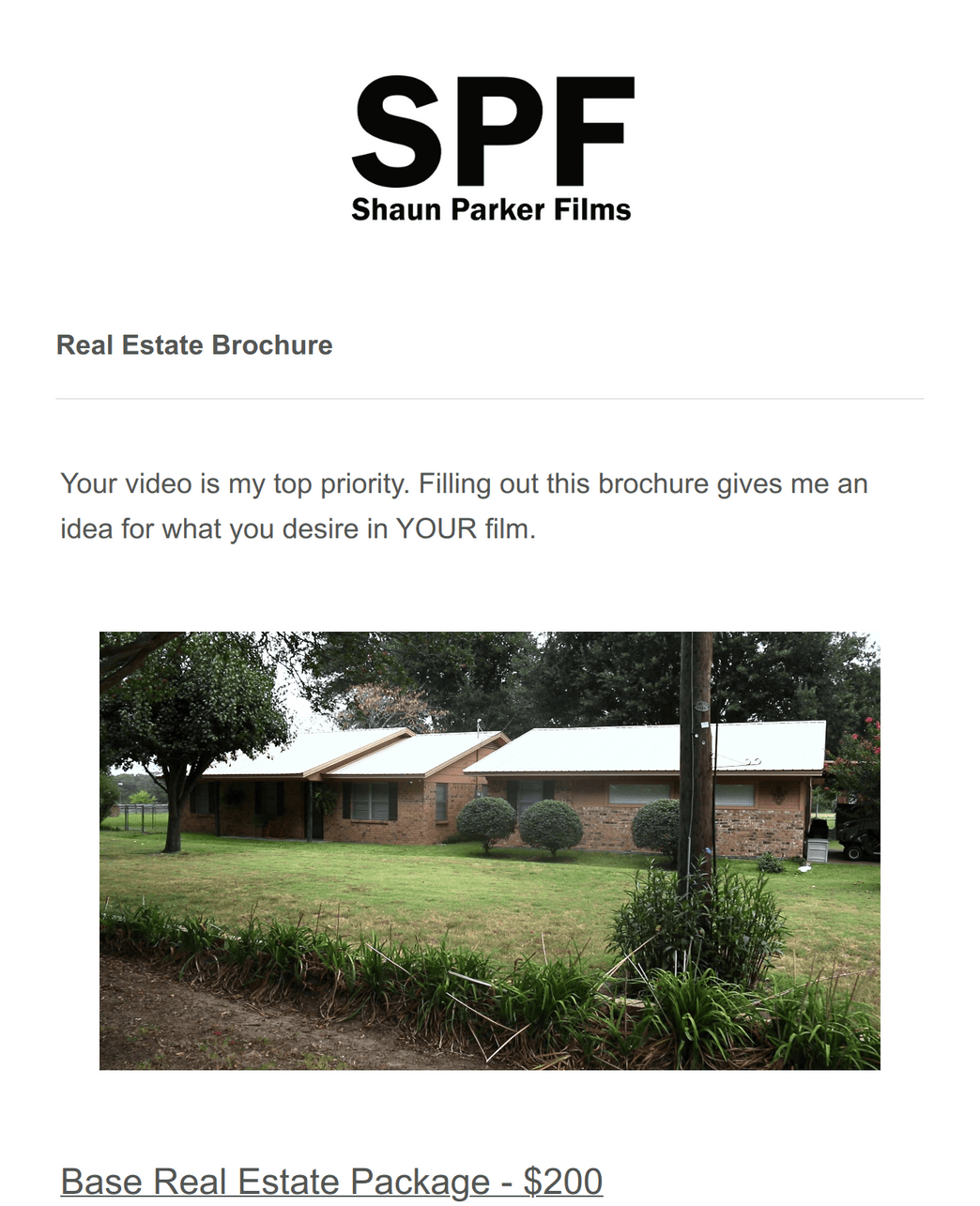 Real Estate Brochure Design Request Form Template | Jotform