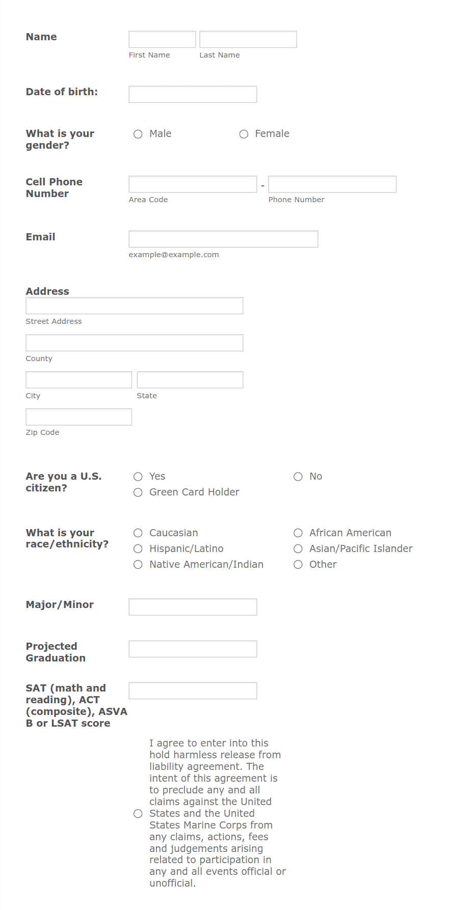 Release of Liability Template Form Template | Jotform