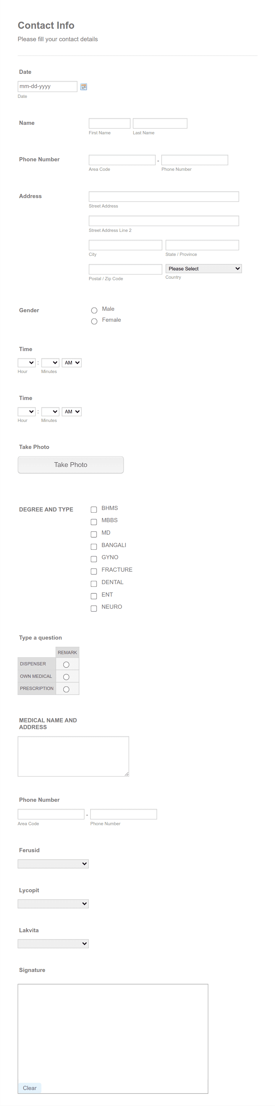 Reporting Form Template | Jotform