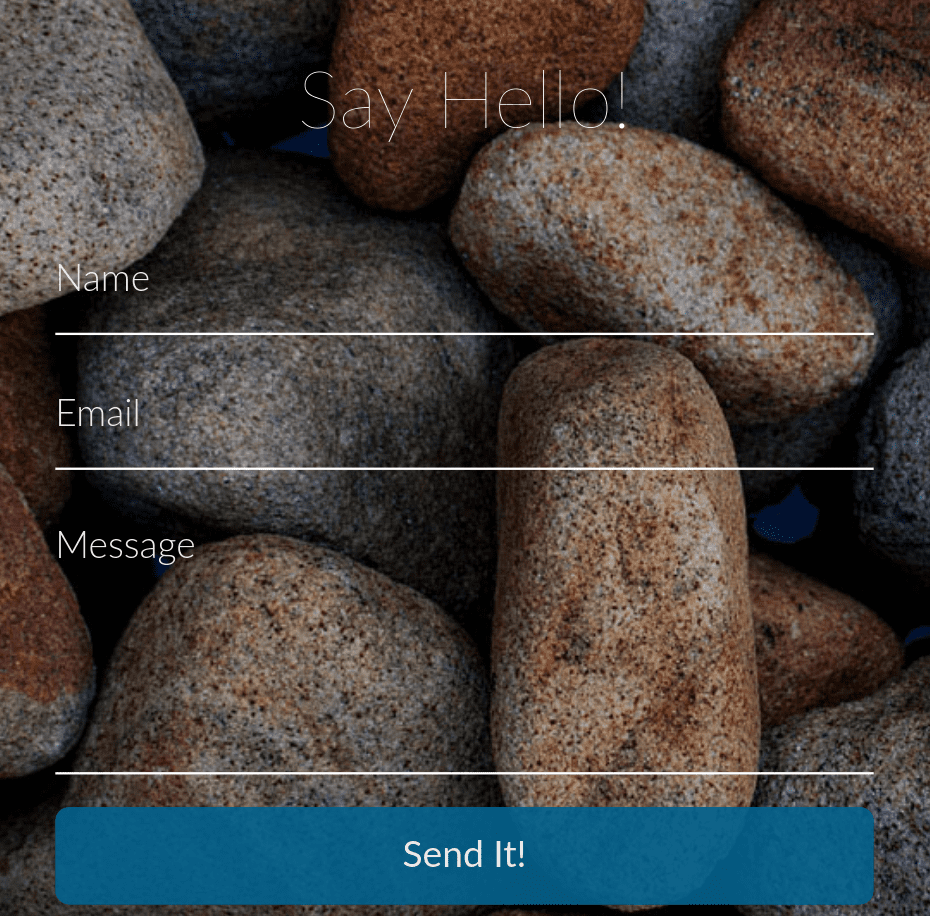 Contact Form - Rock Background Form Template | Jotform