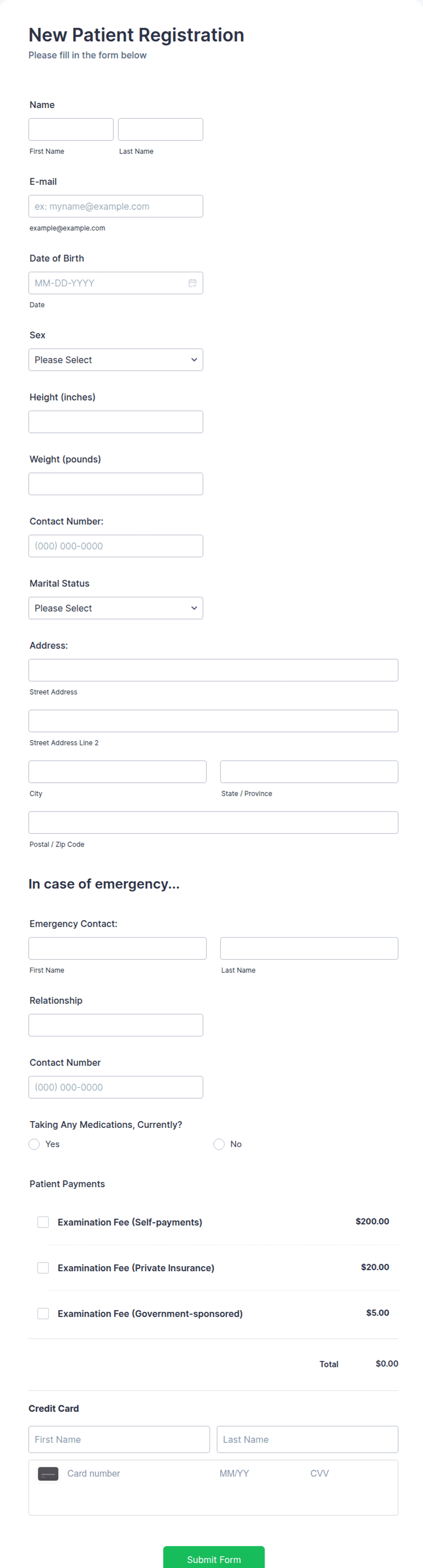 Square Registration Form Template | Jotform