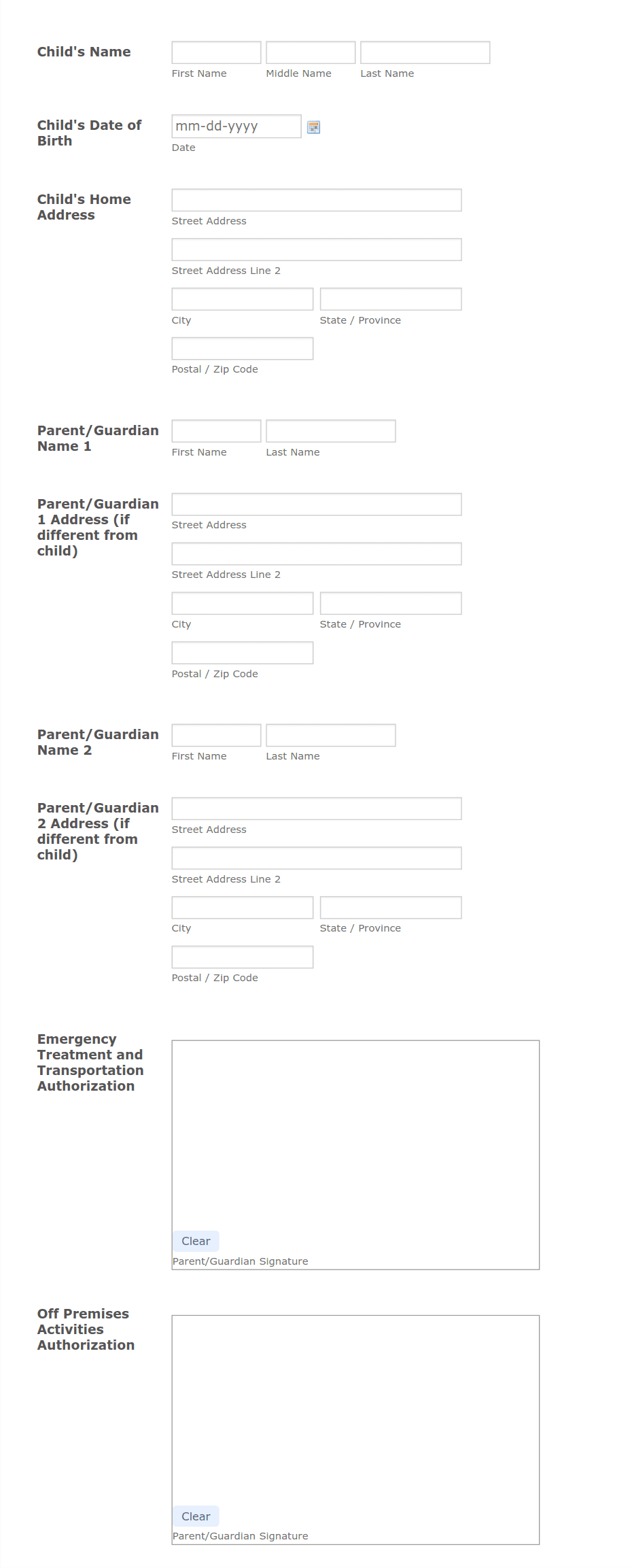 Student Emergency Contact Form Template | Jotform Student Emergency Contact Form Template | Jotform