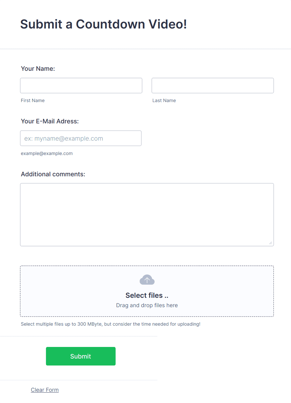 Super Simple File Upload Form Template | Jotform