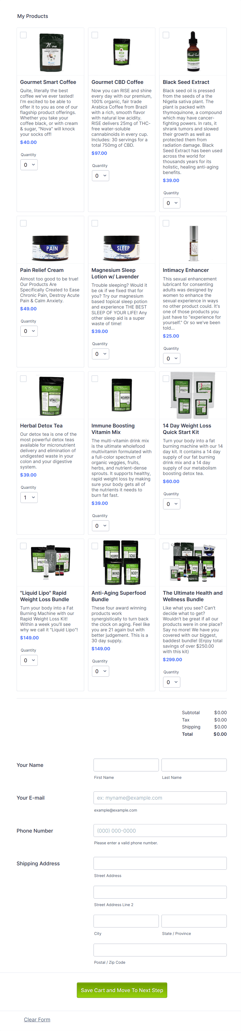 supreme team order Form Template | Jotform