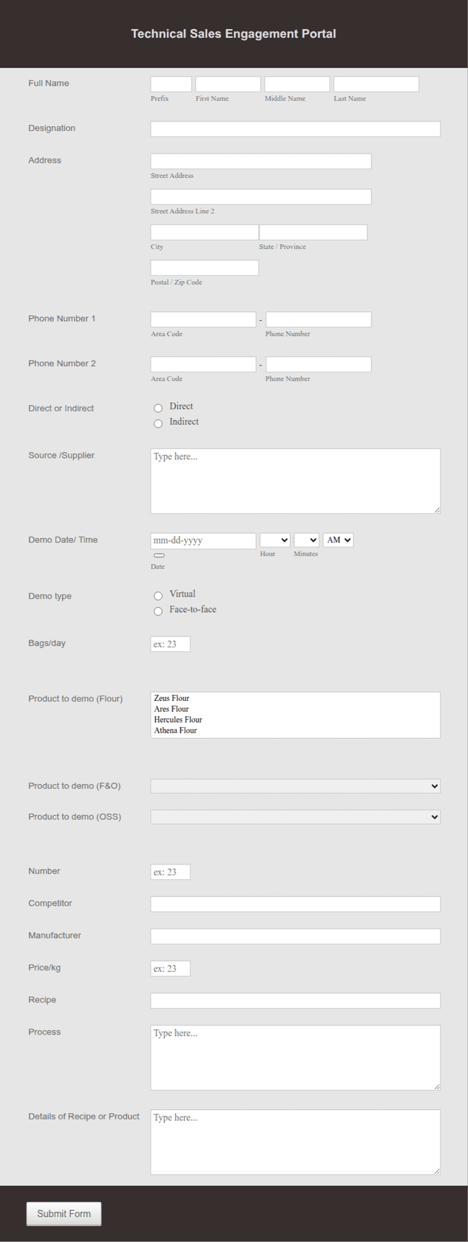 Tech Sales Portal Form Template | Jotform