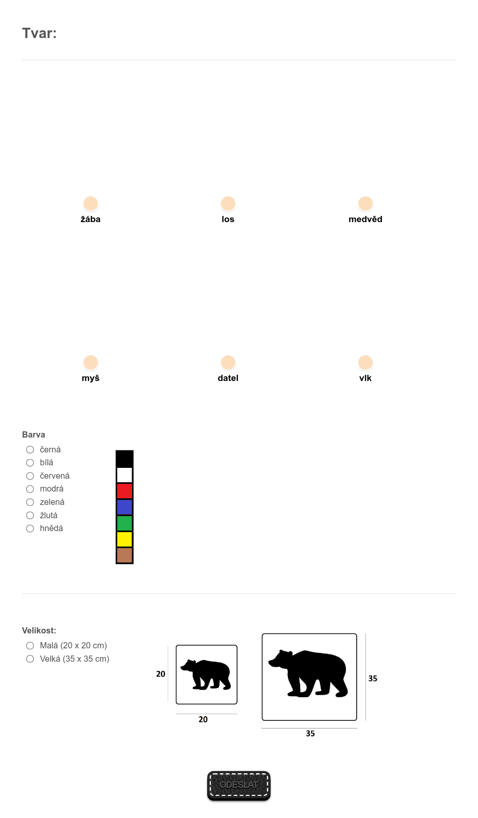 Tvar: Form Template | Jotform