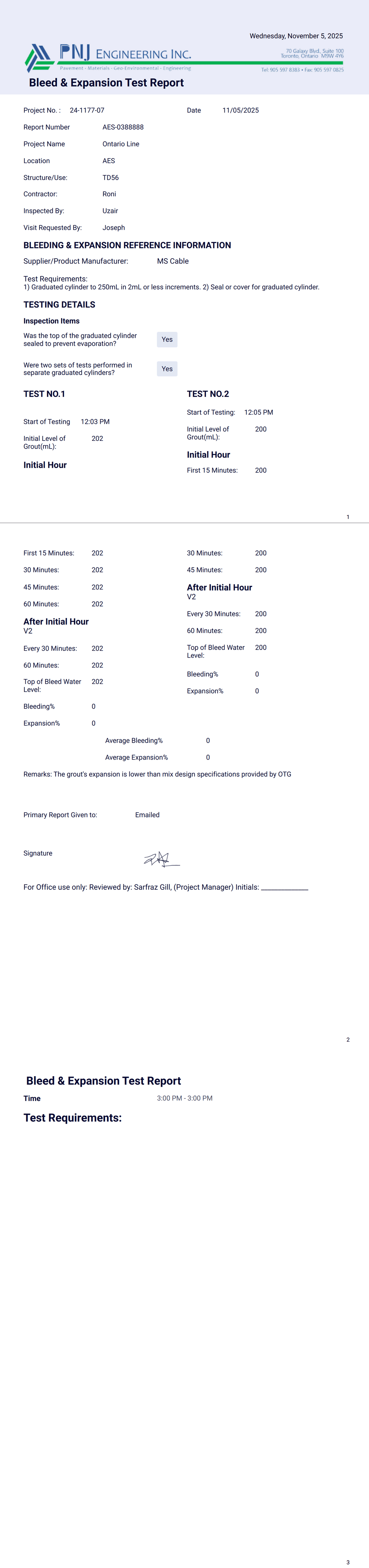 Bleed Report - PDF Templates | Jotform
