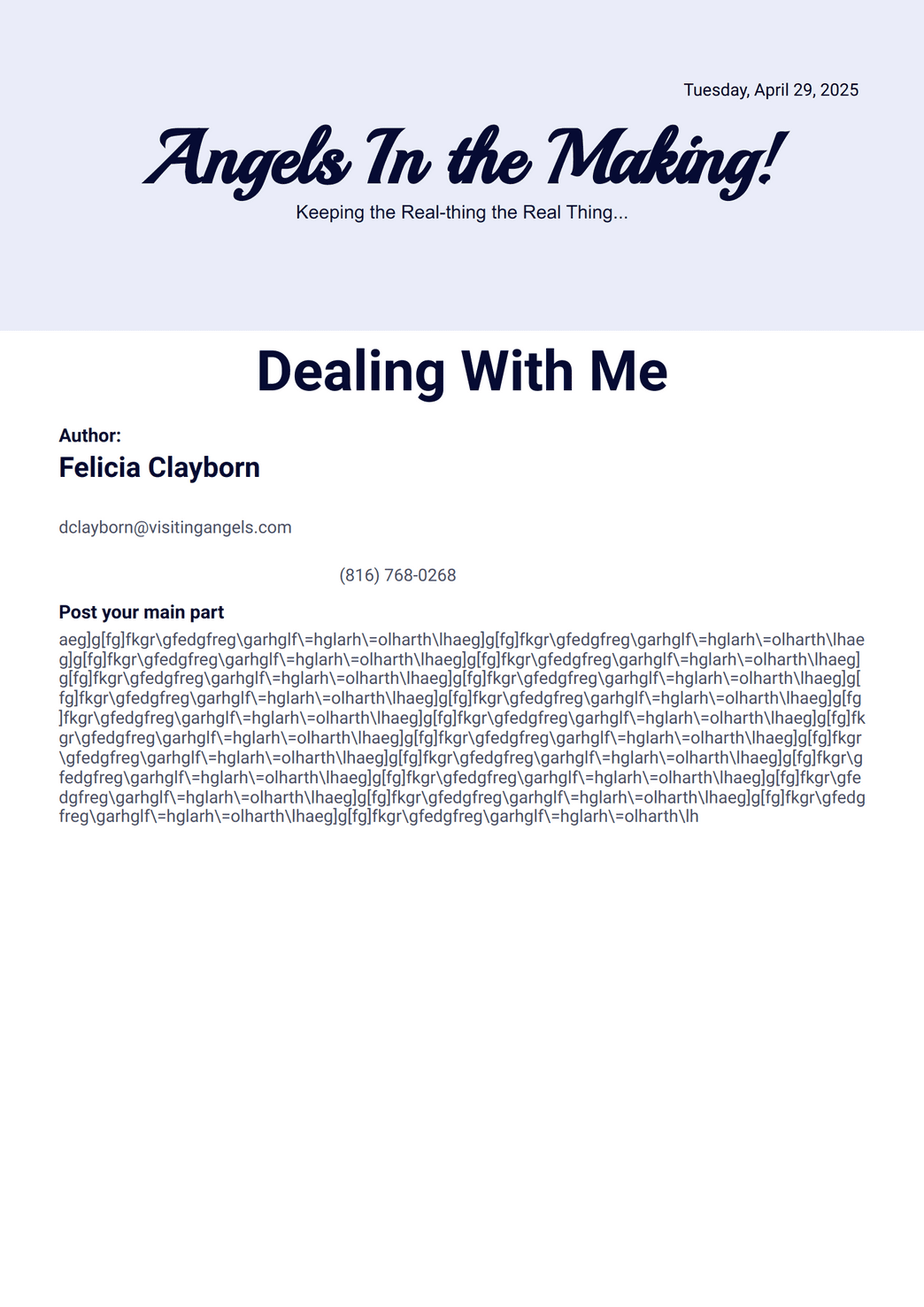 Blog Template - PDF Templates | Jotform