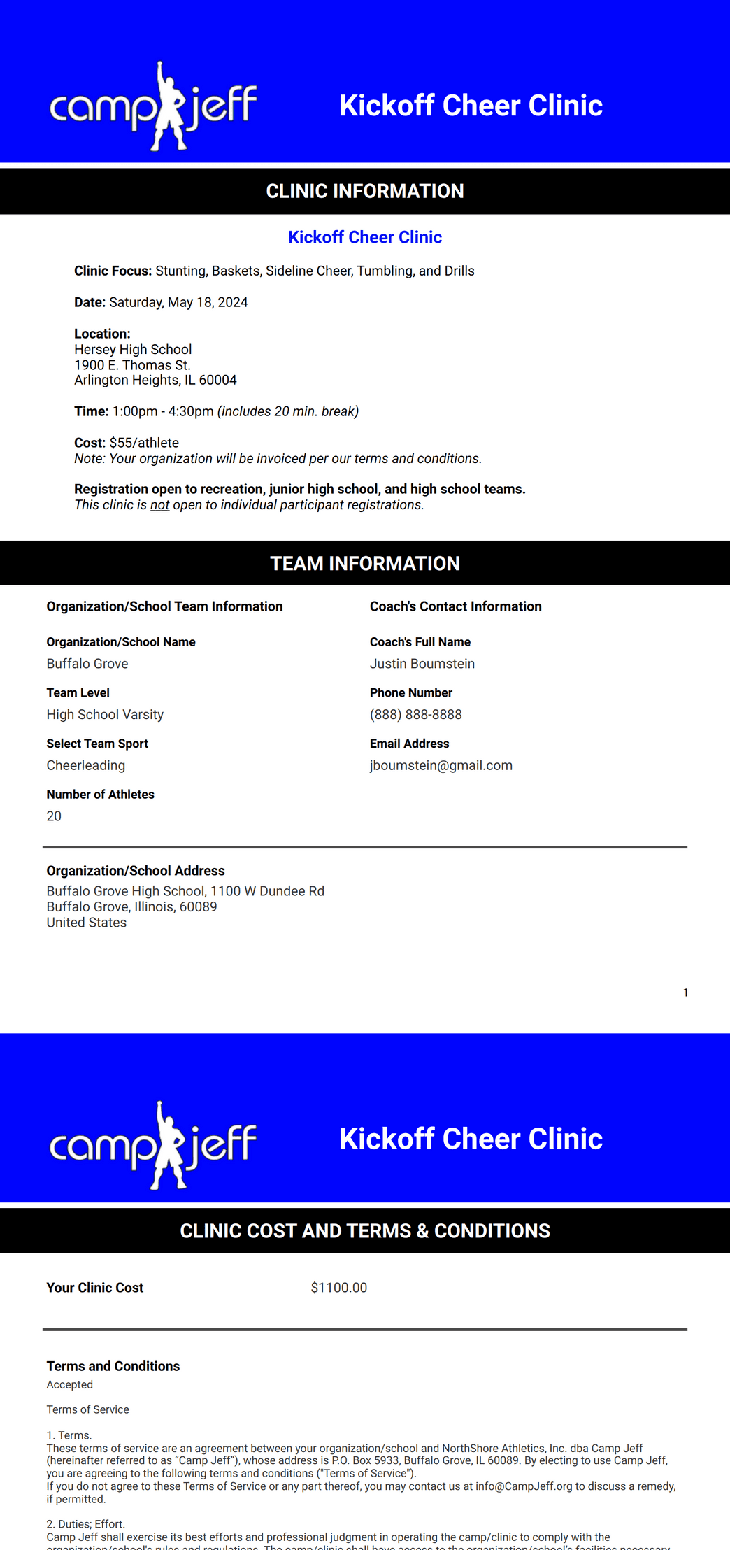 Clinic Template - PDF Templates | Jotform