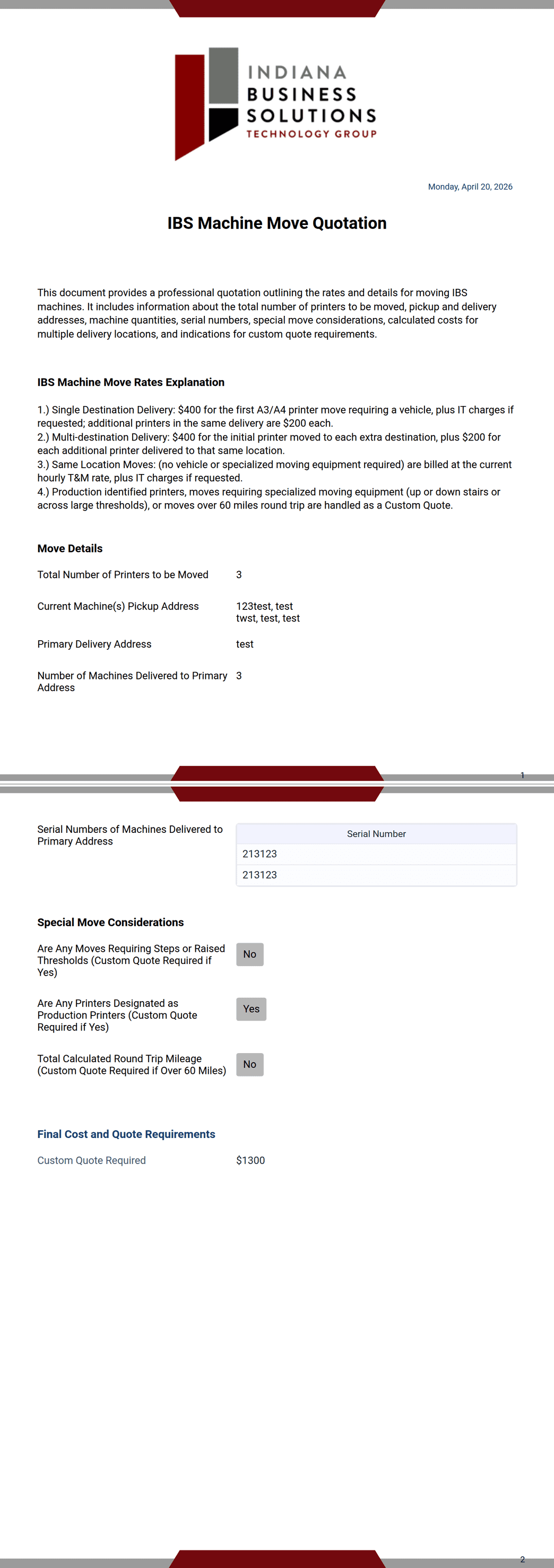 Move Quote Template Pdf Templates Jotform