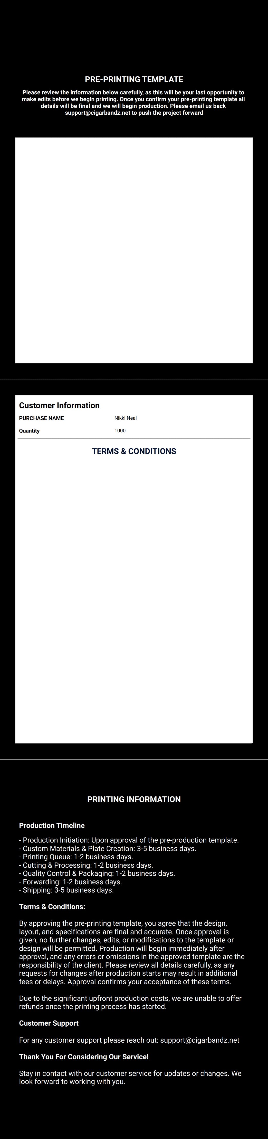 Pre-Printing Template - PDF Templates | Jotform