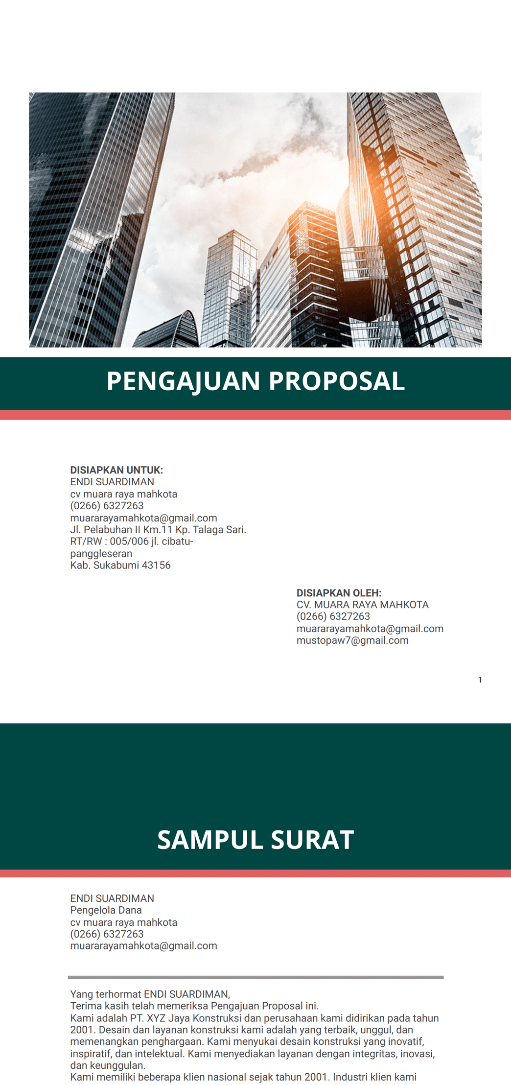 Proposal Investasi - Templat PDF | Jotform