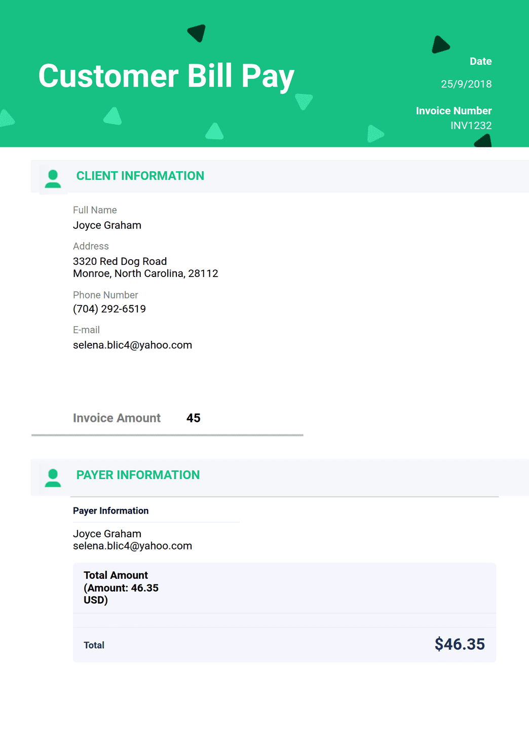 Simple Receipt Template - PDF Templates | Jotform