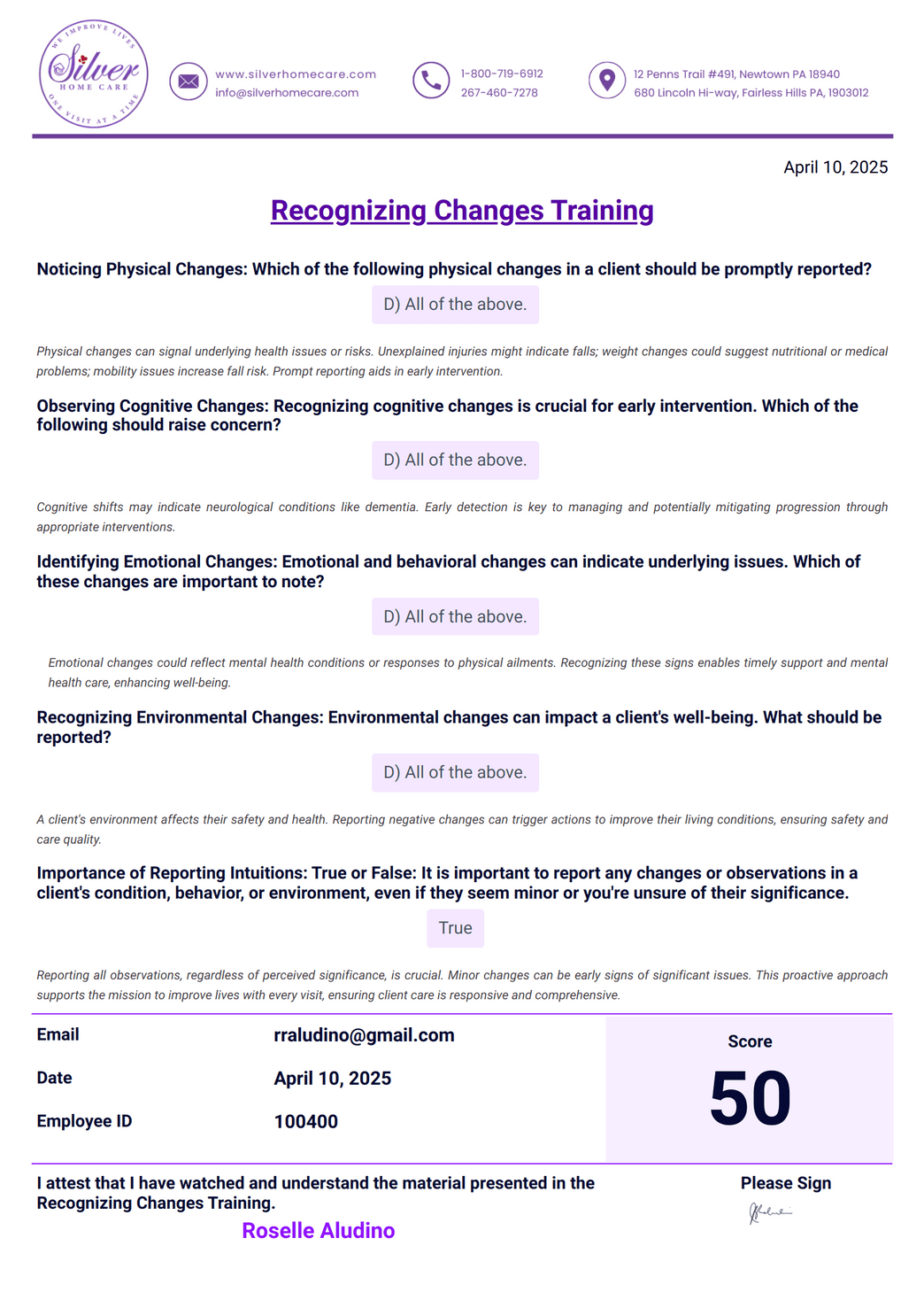 Training Quiz Template_v2 - PDF Templates | Jotform