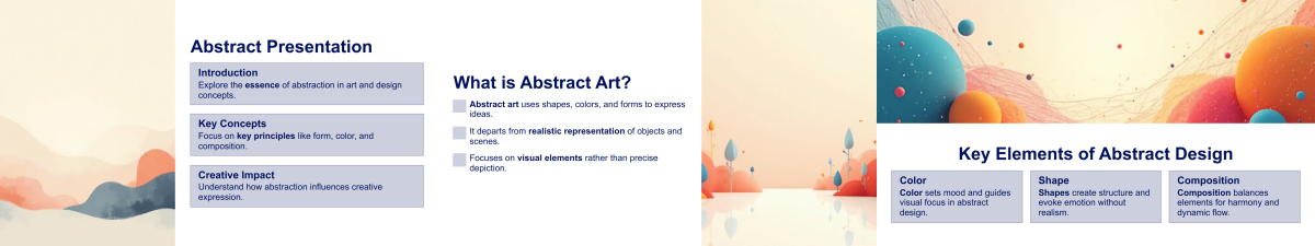 Abstract Presentation Template | Jotform