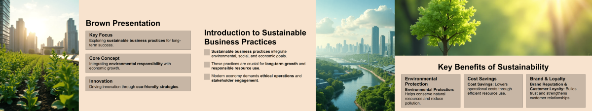 Brown Presentation Template | Jotform