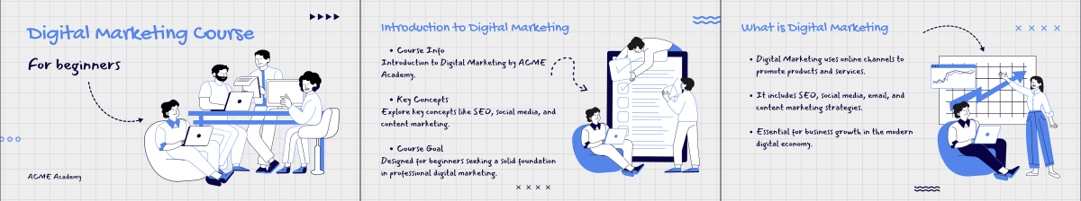 Course Presentation Template | Jotform