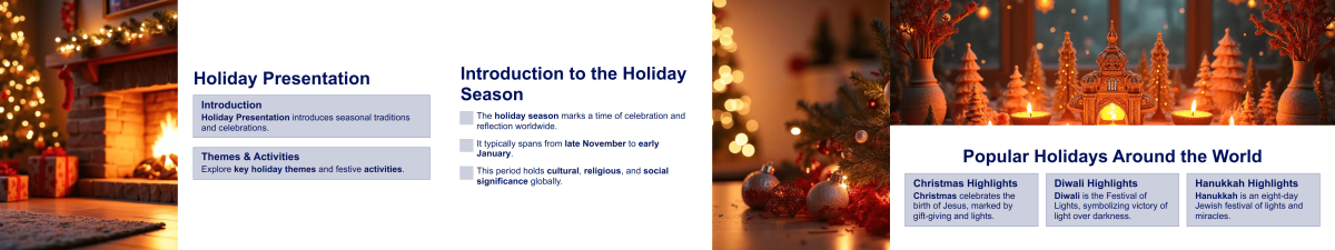 Holiday Presentation Template | Jotform