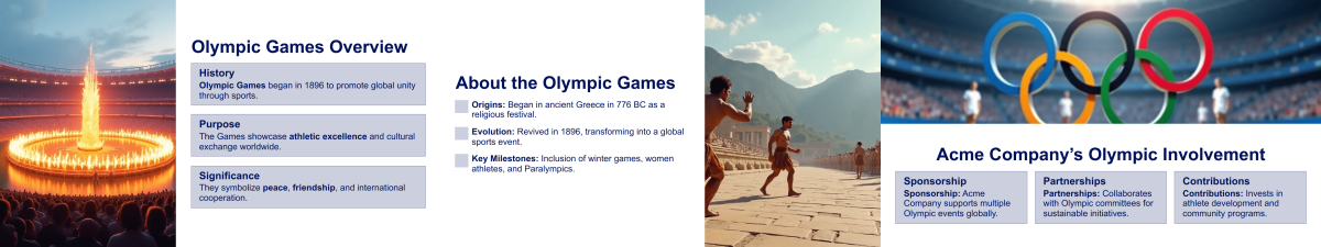Olympics Presentation Template | Jotform