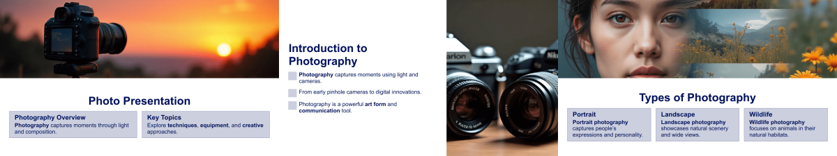 Photo Presentation Template | Jotform