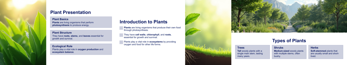 Plant Presentation Template | Jotform