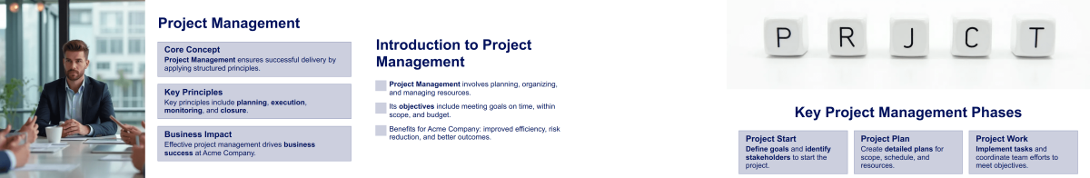 Project Management Presentation Template | Jotform