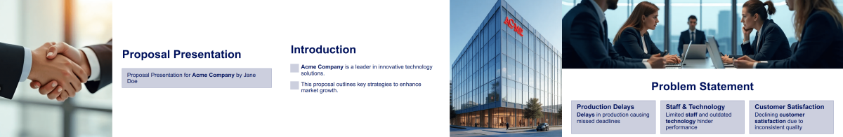 Proposal Presentation Template | Jotform