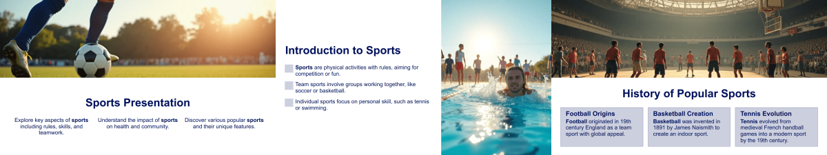 Sports Presentation Template | Jotform